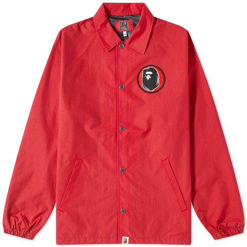 A Bathing Ape 30th Anniversary Coach Jacket 'Red' - 001LJJ701002F-RED ...