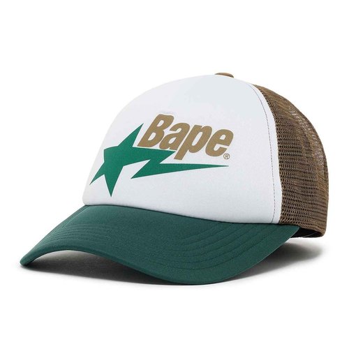A Bathing Ape BAPE STA Mesh Cap 'Green' - 001CPL301006MGRN | Solesense