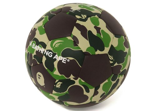 A Bathing Ape ABC Camo Soccer Ball 'Green' | Solesense