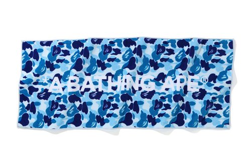 A Bathing Ape ABC Camo Sports Towel 'Blue' | Solesense