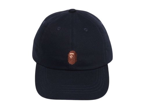 A Bathing Ape Ape Head One Point Cap 'Black' - 1K25-180-002 | Solesense