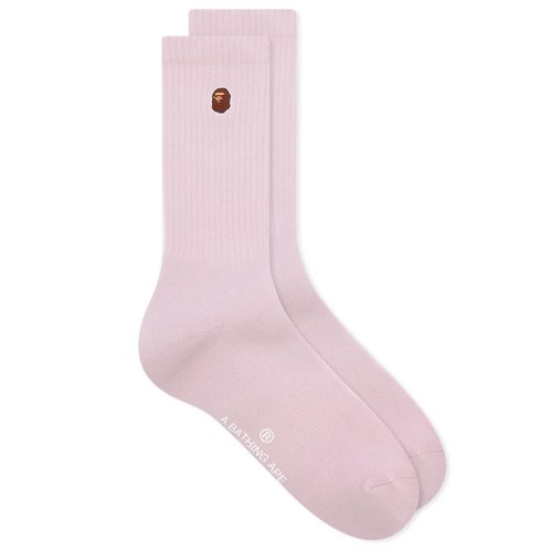 A Bathing Ape Ape Head One Point Socks 'Pink' - 001SOK302001L-PNK ...