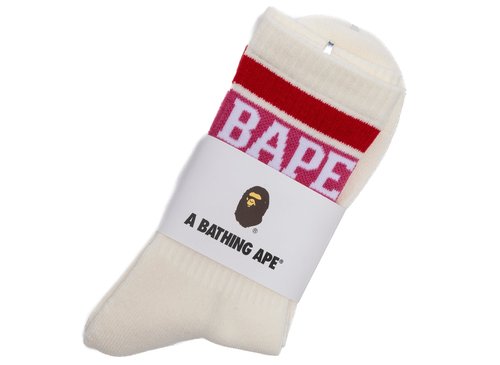 A Bathing Ape Bape Line Socks 'Blue' - 001SOK201003M | Solesense