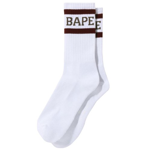 A Bathing Ape Bape Socks burgundy 'Burgundy' - 1I20184001BUR | Solesense