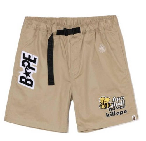 A Bathing Ape Chenille Embroidery Motif JPN Beige | Solesense