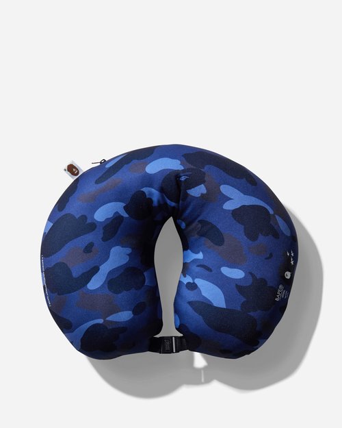 A Bathing Ape Color Camo 2Way Neck Pillow Navy - 1G20182061001 | Solesense