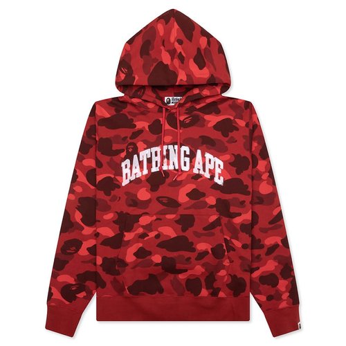A Bathing Ape Color Camo Pullover Hoodie 'Red' - 001PPK801011M-RED ...