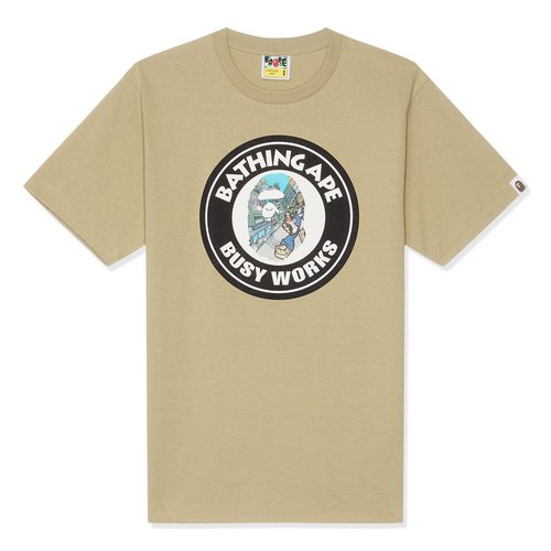 A Bathing Ape Comic Art Busy Works Tee 'Beige' - 001TEK301332MBEI ...
