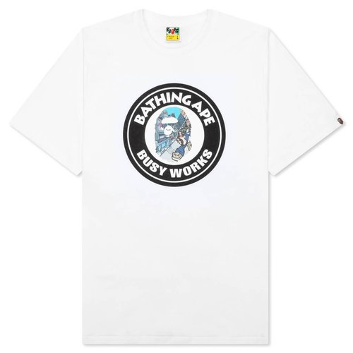 A Bathing Ape Comic Art Busy Works Tee 'White' - 001TEK301332M-WHT ...