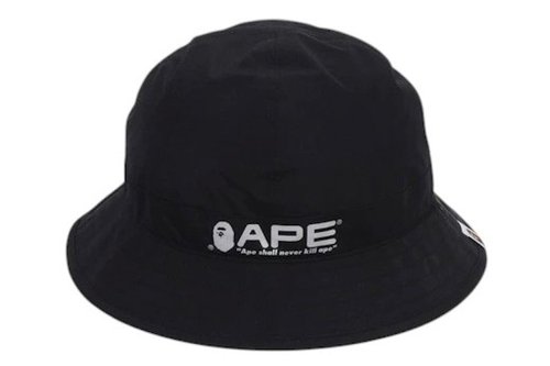 A Bathing Ape Gore-Tex Logo Hat 'Black' | Solesense