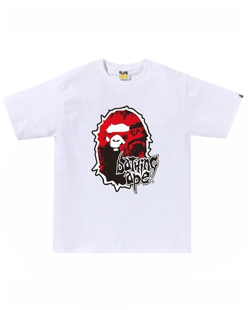 A Bathing Ape Mad Ape Head Tee Shirt 'White' | Solesense