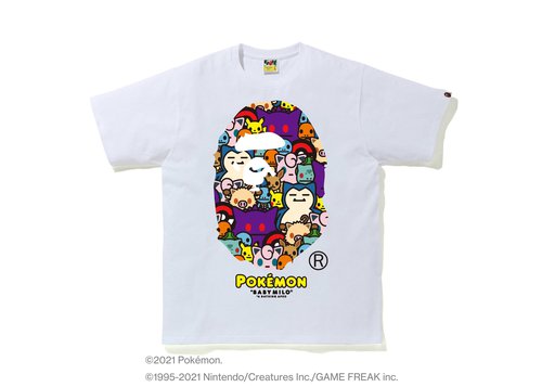 A Bathing Ape Pokémon Milo Ape Head #11 Tee 'White' | Solesense