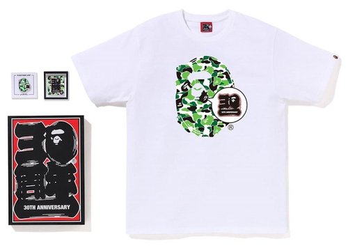 A Bathing Ape Store Chengdu A Bathing Ape 30th Anniversary Ape Head Tee ...