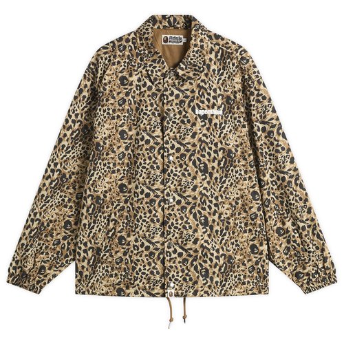A Bathing Ape Wild Leopard Coach Jacket 'Beige' - 001LJL801306M-BEI ...