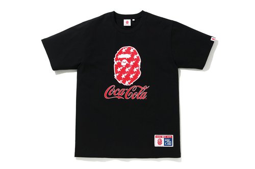 A Bathing Ape x Coca Cola Tee Shirt 'Black' | Solesense