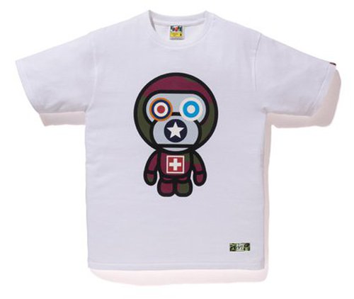 A Bathing Ape x Sk8thing Milo Tee Shirt 'White' | Solesense