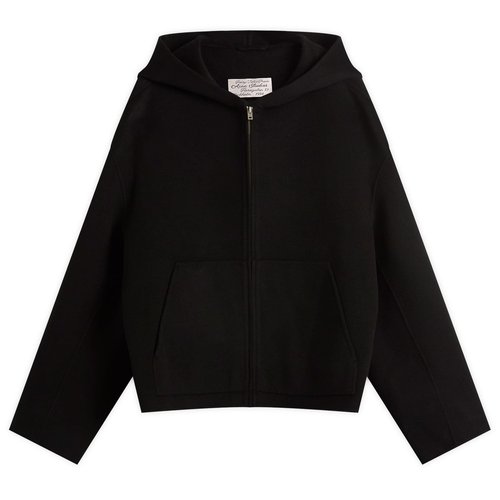 Acne Studios Doveria Wool Cashmere Double Hooded Jacket 'Black ...