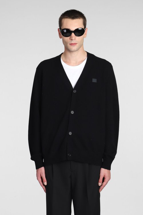 Acne Studios Patch Cardigan 'Black' - C60038-900 | Solesense