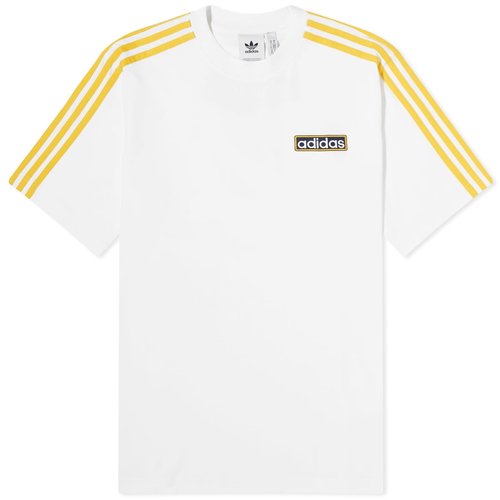 adidas Adibreak T-shirt 'White/Bold Gold' - IU2360 | Solesense