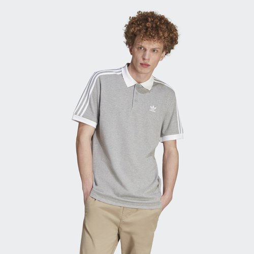 adidas Adicolor Classics 3-Stripes Polo Shirt 'Grey' - IL2502 | Solesense