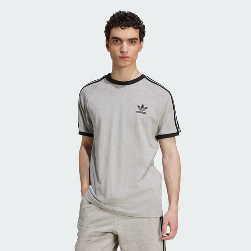 adidas Adicolor Classics 3-Stripes Tee 'Medium Grey Heather/Black ...
