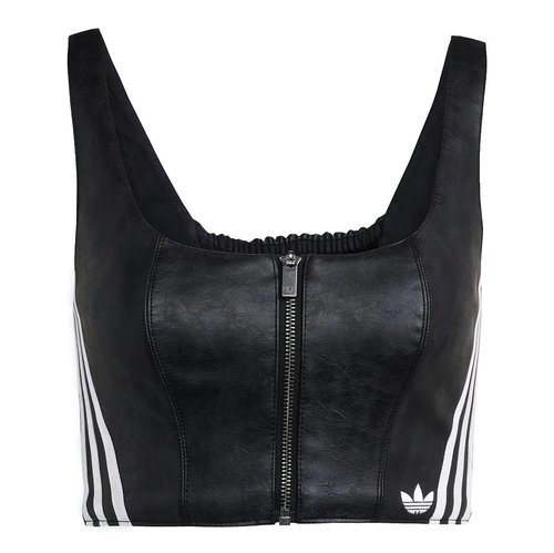 adidas Adilenium Season 3 Vintage Faux Leather Top 'Black' - JY6309 | Solesense