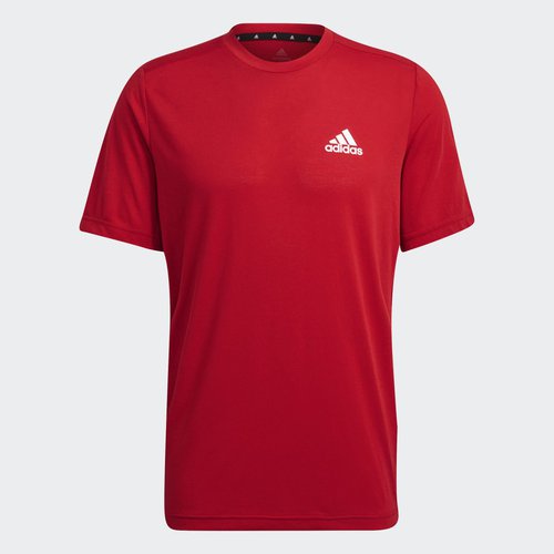 adidas AEROREADY Designed to Move Feelready Sport Tee 'Red' - GT5552 ...