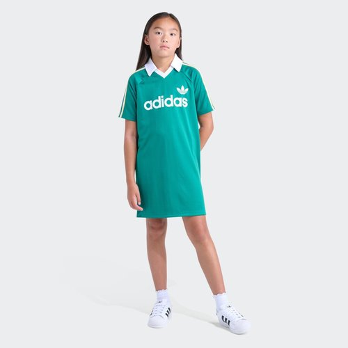 adidas Archive Collar Jersey Dress 'Real Green' - KL2970 | Solesense