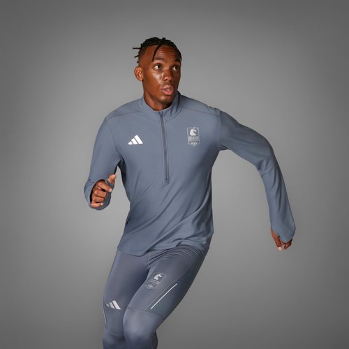 adidas Boston Marathon 2025 Own the Run 1/4 Zip Tee 'Onix' - JN5518 ...