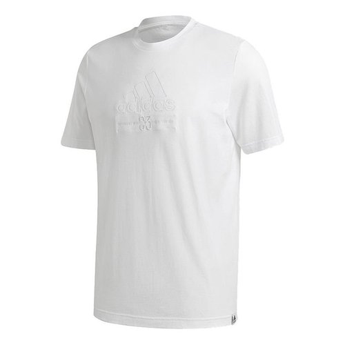 adidas Brilliant Basics Casual Sports Short Sleeve 'White' - GD3844 | Solesense