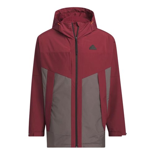 adidas City Escape Blocking Jacket Asia Sizing 'Red Grey' - JE8577 ...