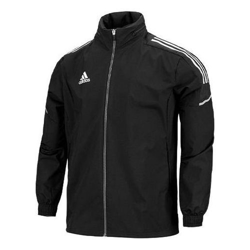 adidas Con21 Aw Jkt Soccer/Football Sports Hooded Jacket 'Black' - GE5413 | Solesense