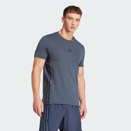 adidas Designed 4 Training 3-Stripes Tee 'Aurora Ink' - JI8129 | Solesense