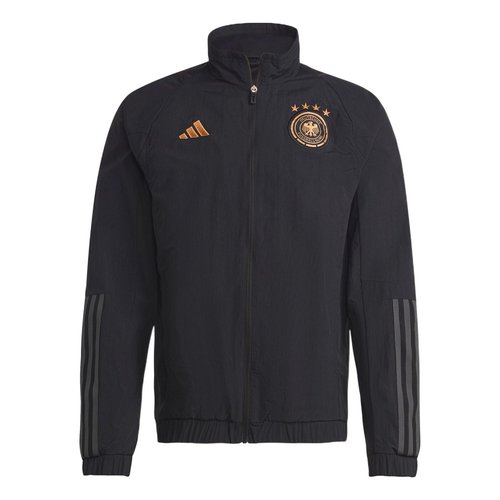 adidas Dfb Pre Jacket Logo 'Black' - HF3978 | Solesense