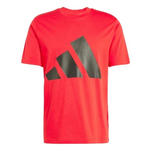 adidas Essentials Big Logo Tee Shirt 'Red Black' - JE8934 | Solesense