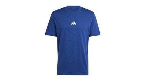 adidas Essentials Small Logo Single Jersey Tee 'Dark Blue/White ...