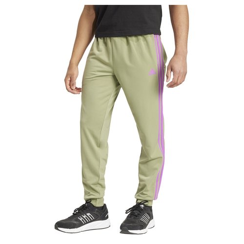 adidas Essentials Warm-Up Tapered 3-Stripes Track Pants 'Green ...