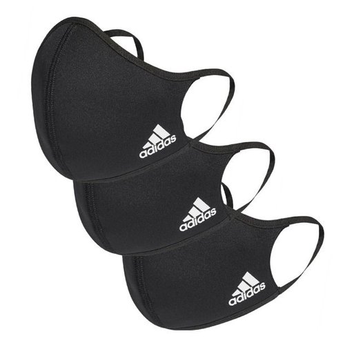 adidas Face Covers 3-Pack M/L 'Black' - H08837 | Solesense