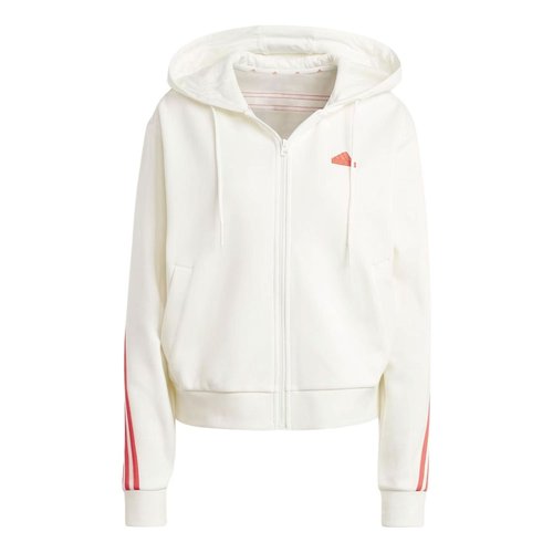 adidas Future Icons 3-Stripes Full Zip Hoodie Asia Sizing 'White Bright ...