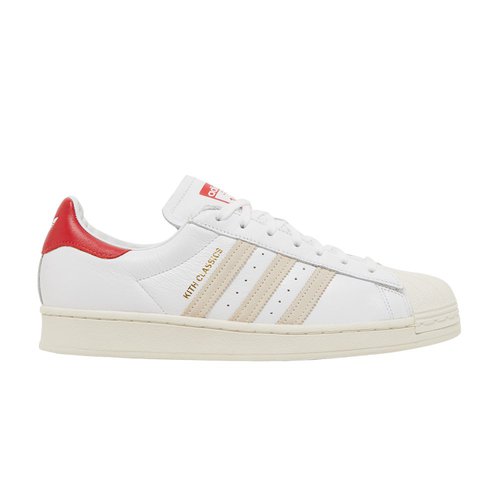 adidas Kith x Superstar 'Classics Program - White Red' - GY2543 | Solesense