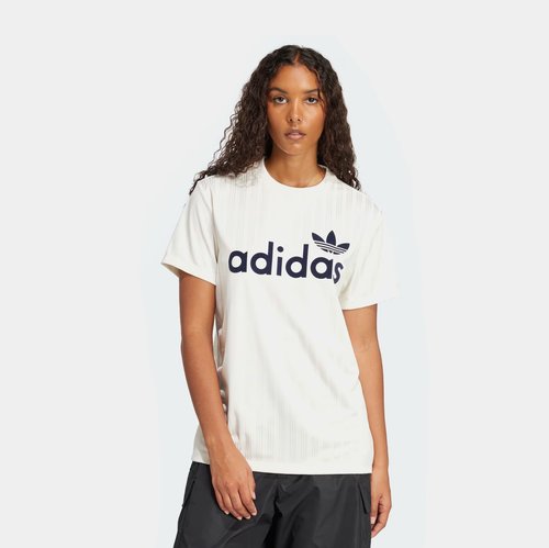 adidas Linear Graphic Boyfriend Tee 'Off White' - JC7700 | Solesense