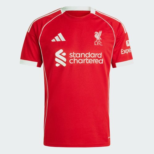 adidas Liverpool FC 25/26 Home Jersey 'Strawberry Red/Soccr-Lvp-42u ...