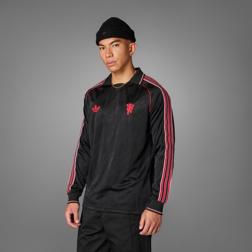 adidas Manchester United LFSTLR Jersey 'Black Red' - IS6522 | Solesense