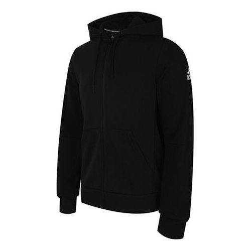 adidas Mh Plain Fz Hooded Jacket 'Black' - EB5272 | Solesense