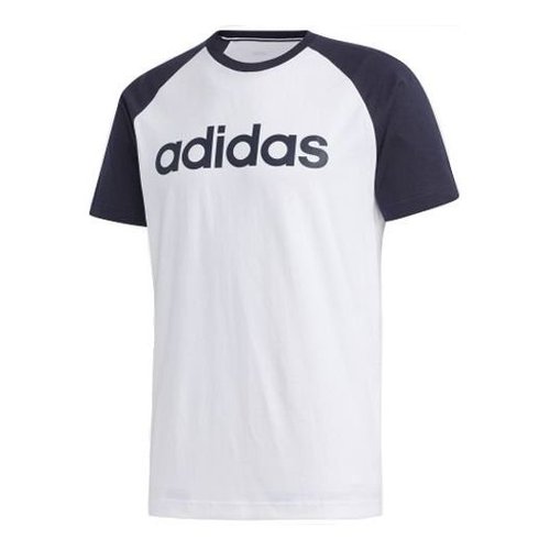 adidas neo Logo Printing Sports Short Sleeve 'White' - FP7439 | Solesense