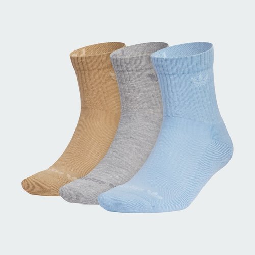 adidas Originals Trefoil 2.0 3-Pack High Quarter Socks 'Cardboard ...