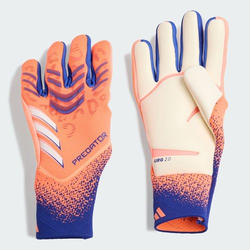 adidas Predator Pro Goalkeeper Gloves 'Signal Coral/White/Lucid Blue ...