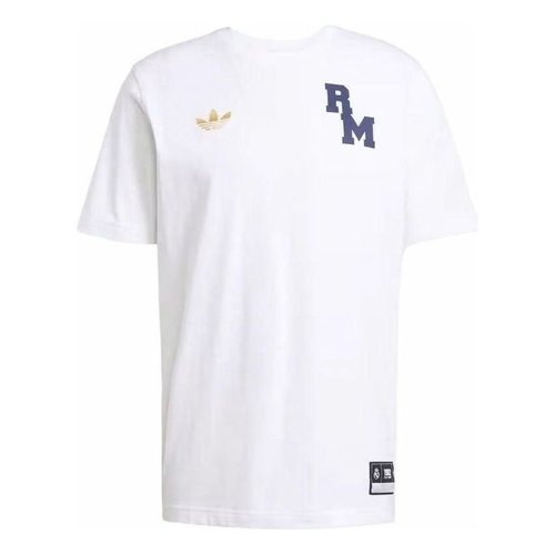 adidas Real Madrid VRCT T-Shirt 'White Navy' - JL6116 | Solesense