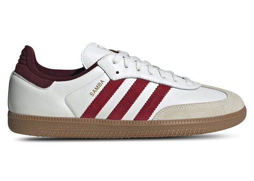 adidas Samba OG 'Core White Better Scarlet' - JI3201 | Solesense