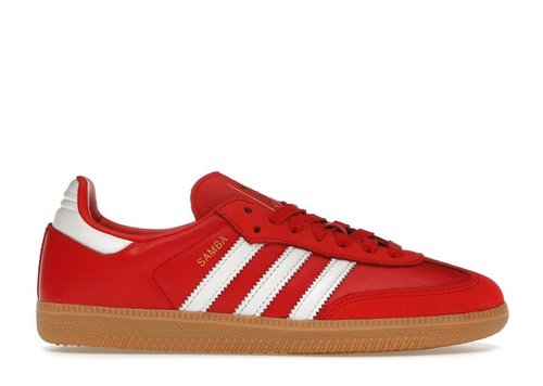adidas Samba OG | Red | Size 9.5 'Scarlet White' - IE6524 | Solesense